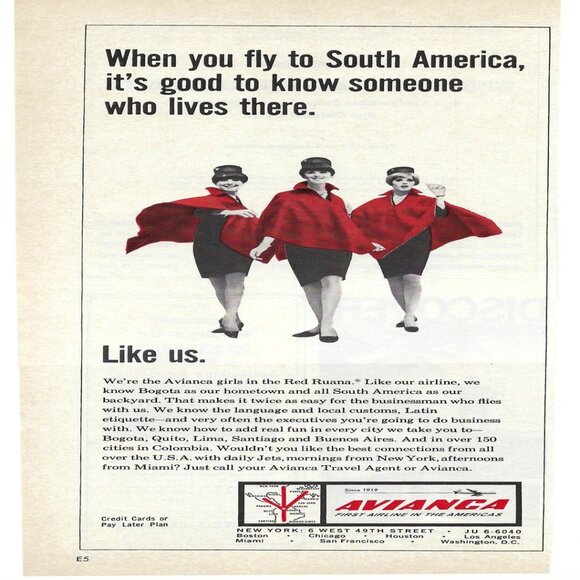Avianca | Art | 967 Avianca South America Lives There First Airline ...
